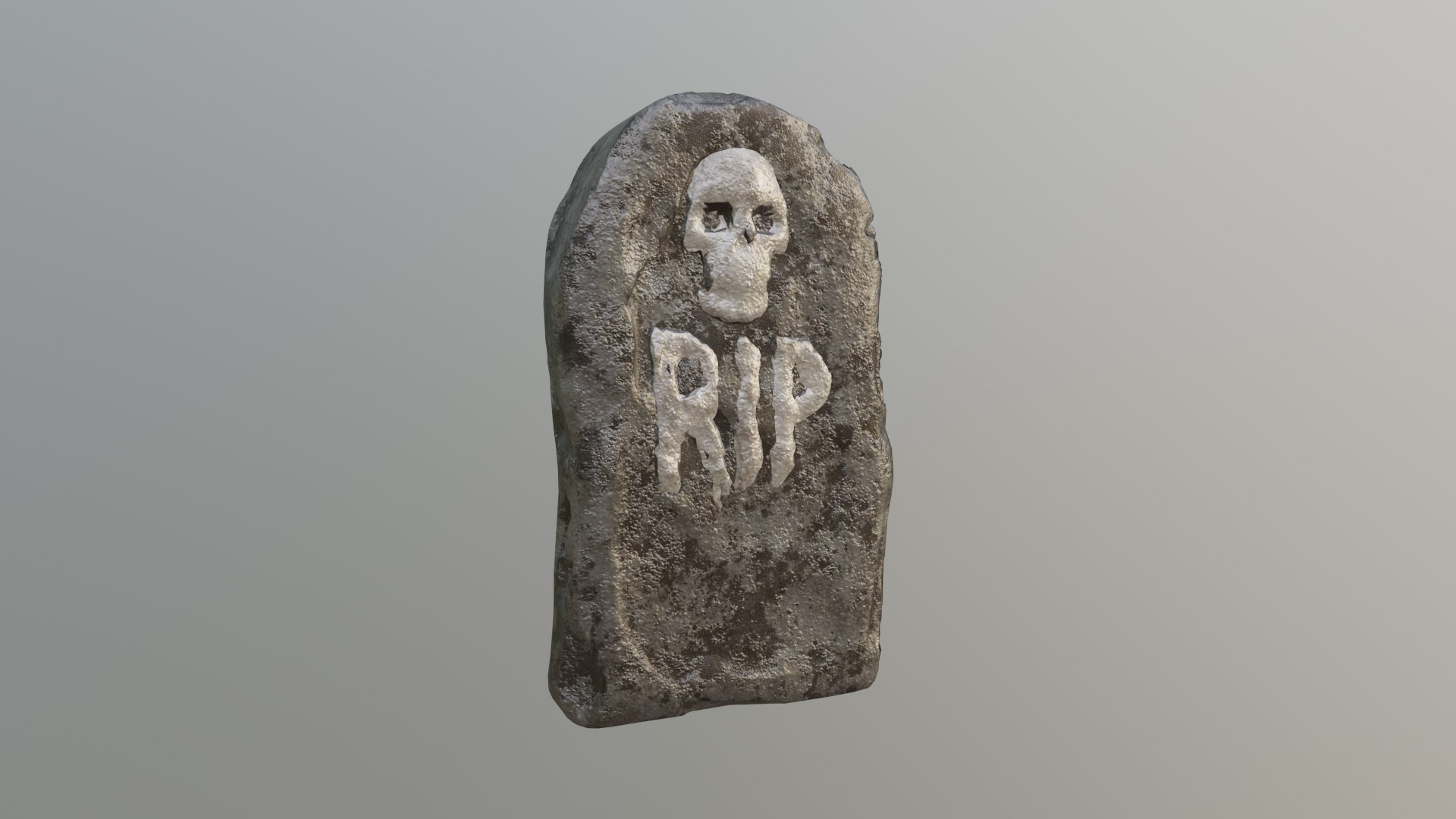 3D rip gravestone halloween - TurboSquid 1443357