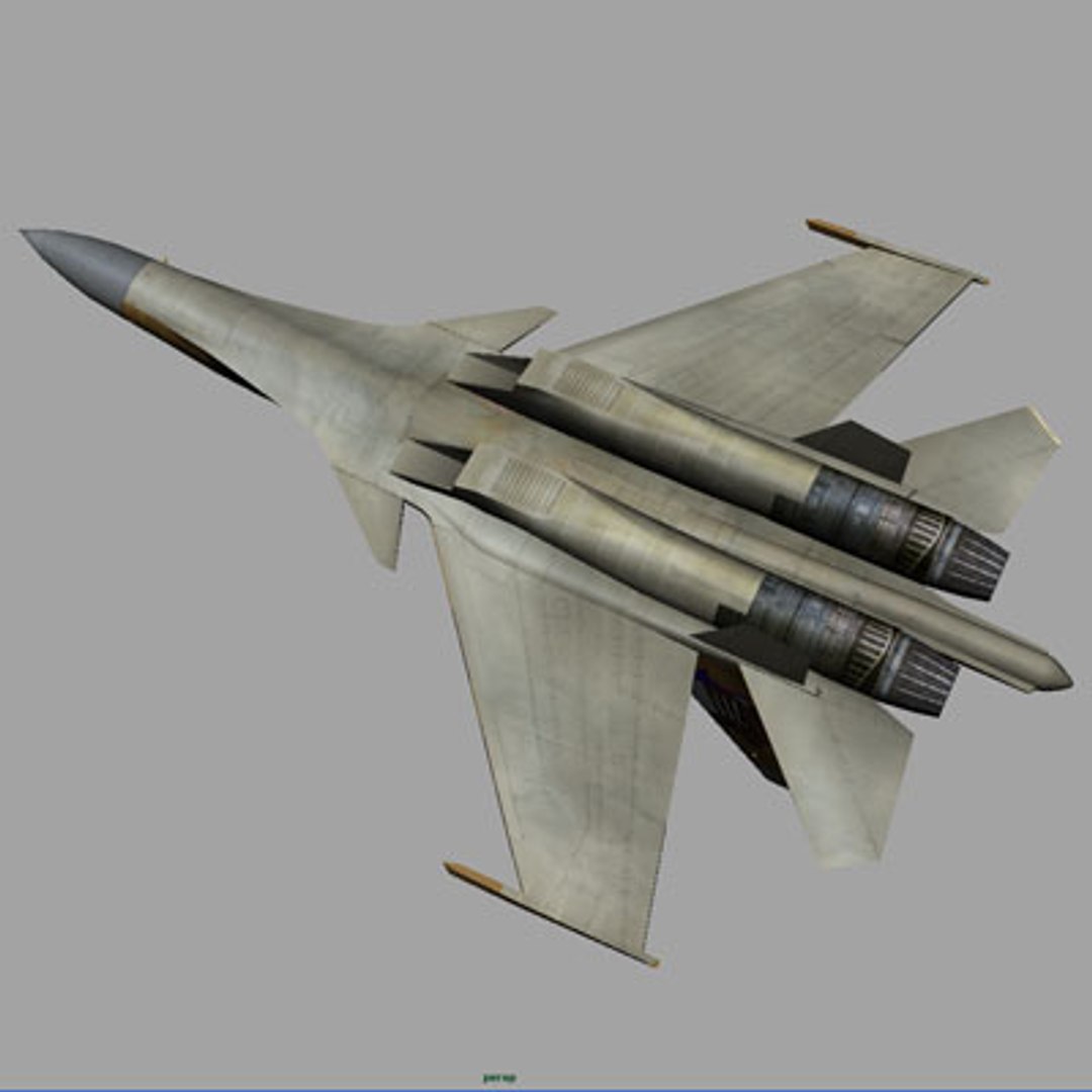 Su-37 Fighter 3d Model