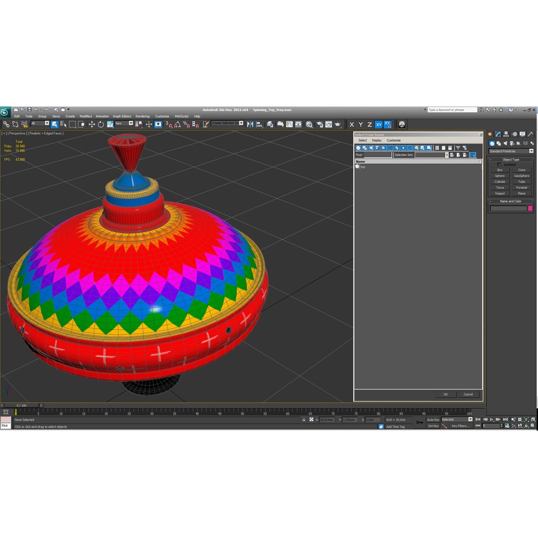 Spinning 3d Model