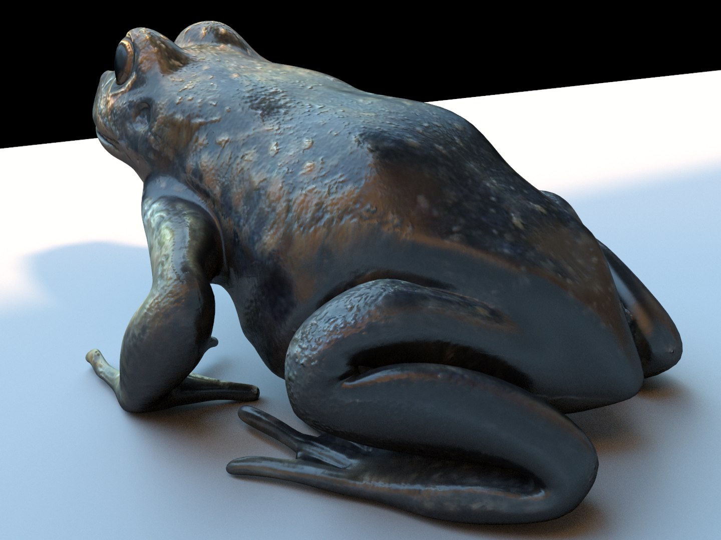 3d model frog