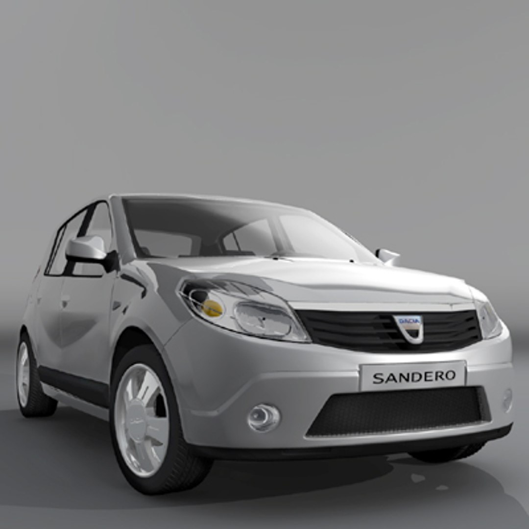 Renault Sandero 3d Max