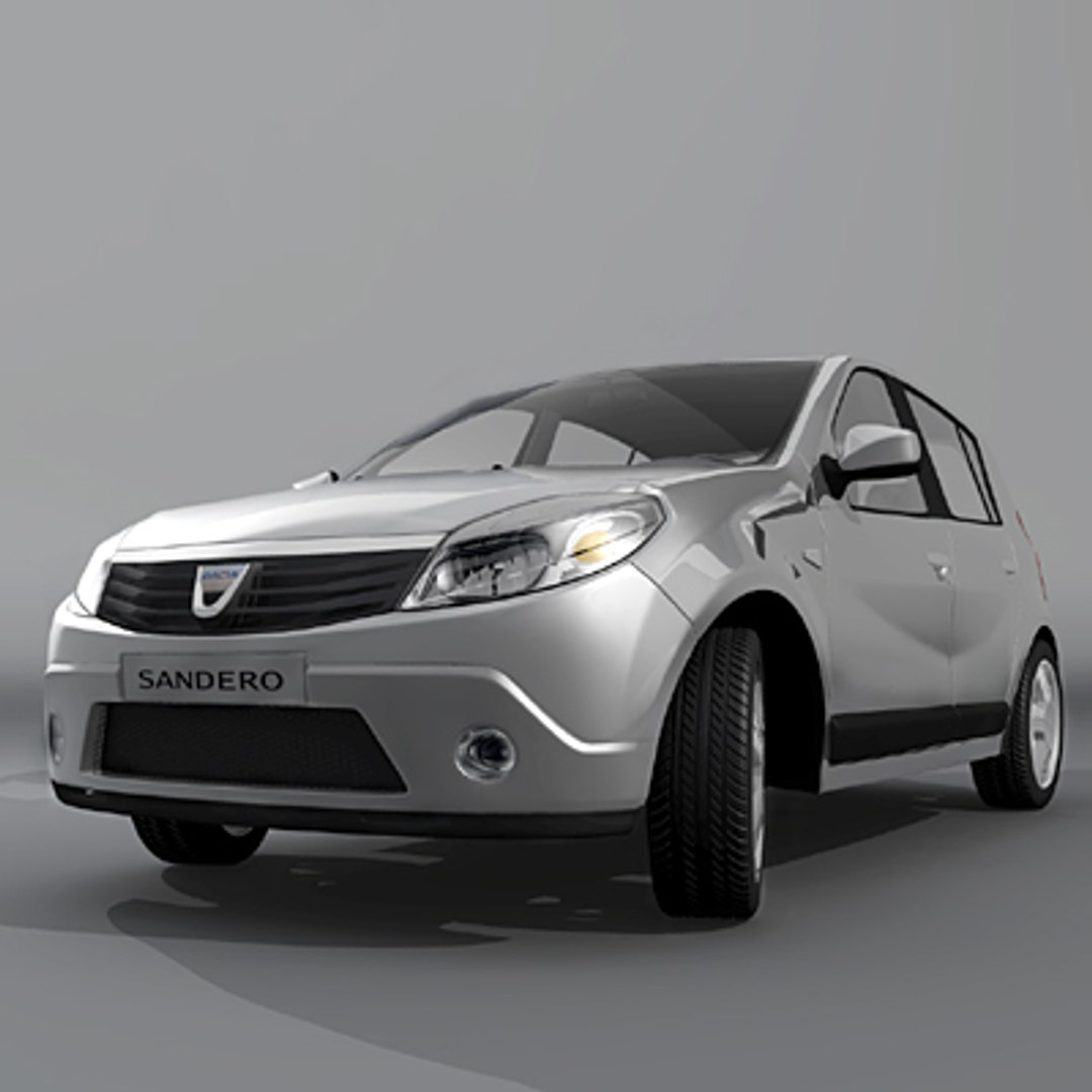 Renault Sandero 3d Max