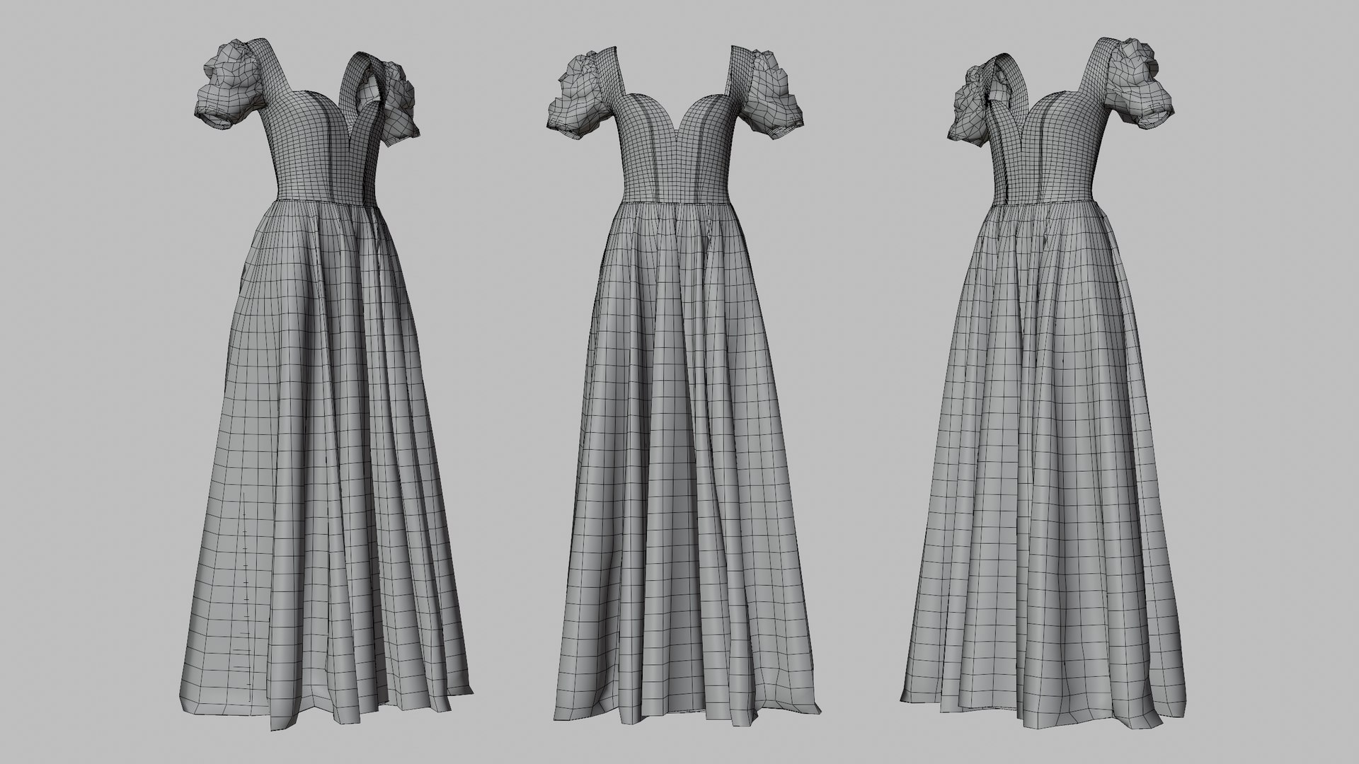 3D Model Dress 07 Pattern 13 - TurboSquid 2440656