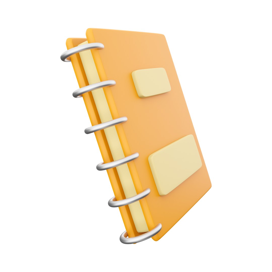 3D 3d Notebook Icon - TurboSquid 2014197