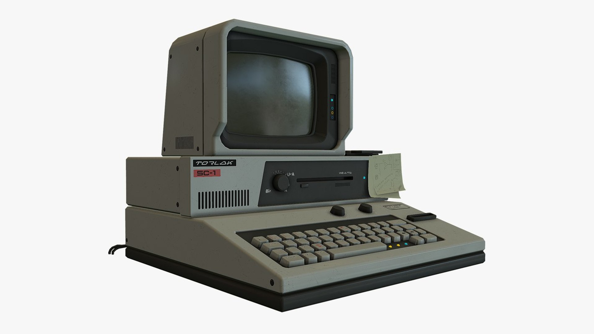 Retro sci fi computer 3D model - TurboSquid 1459686