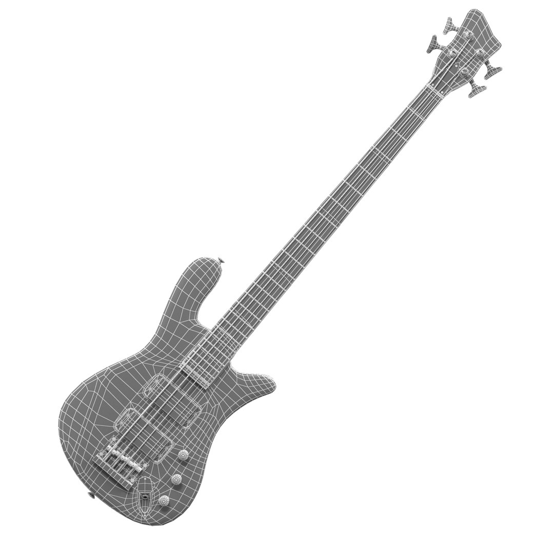 Rockbass Warwick Bass Guitar 3d Model