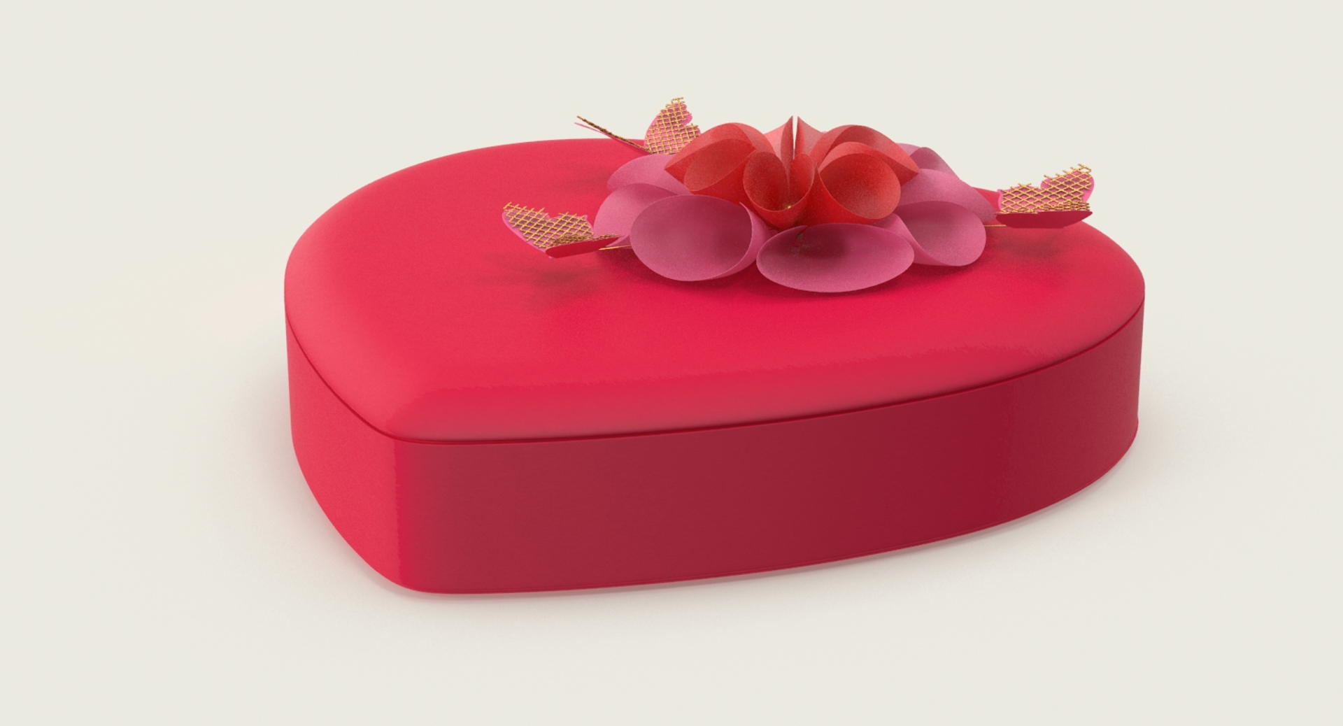 3d Closed Box Chocolates