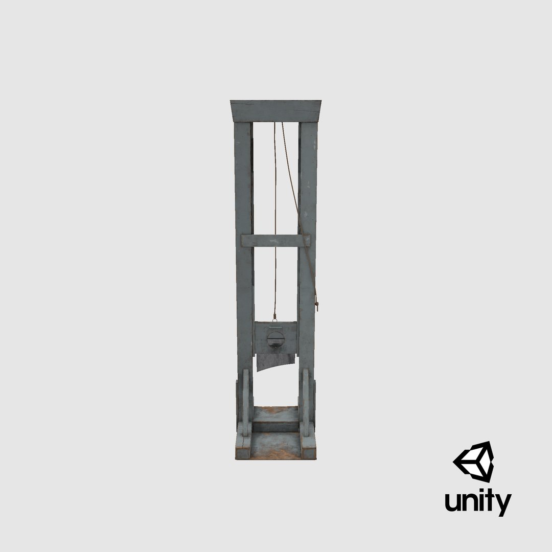 3D Guillotine---blade-down Model - TurboSquid 1154450