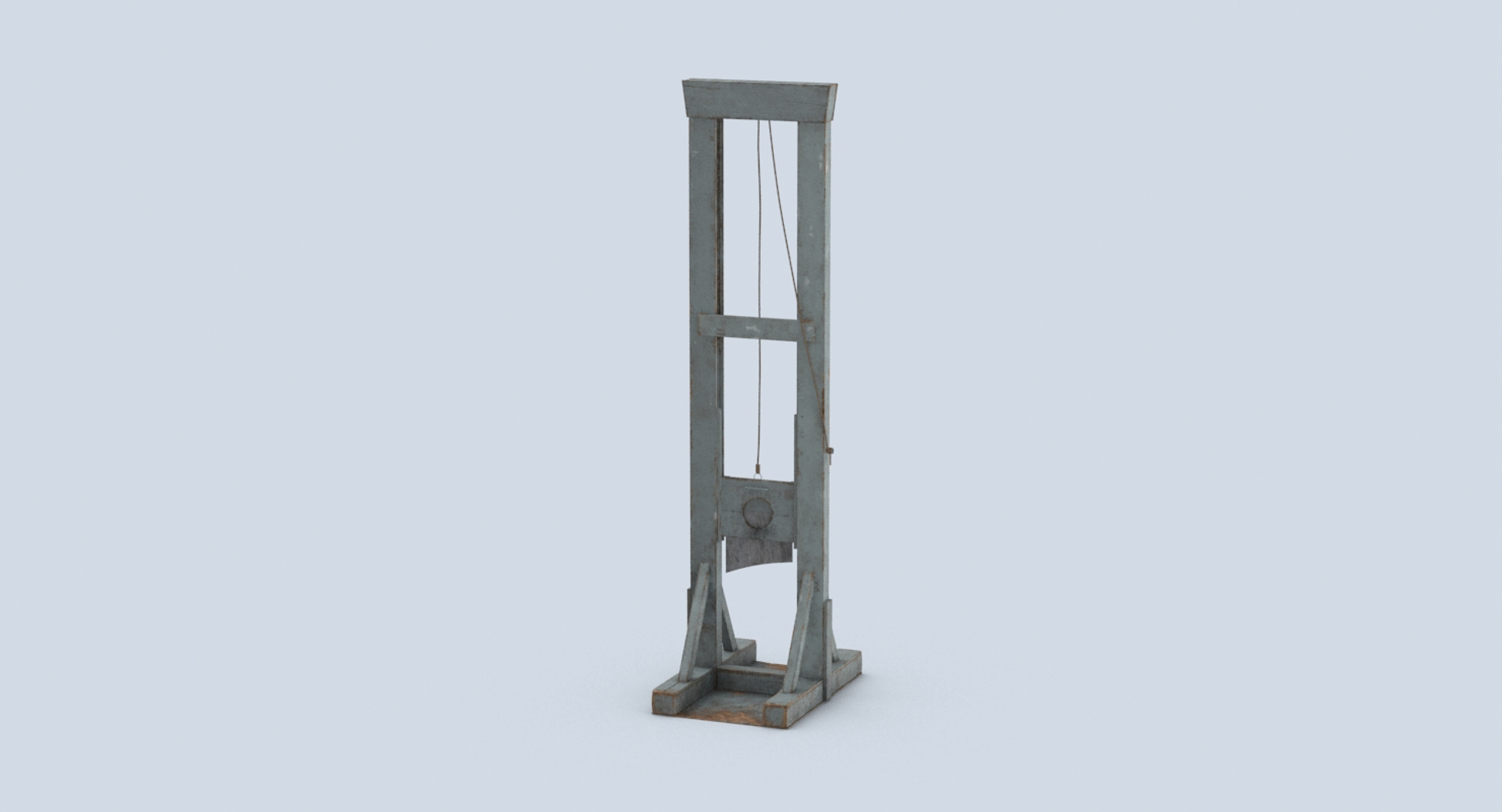 3D Guillotine---blade-down Model - TurboSquid 1154450