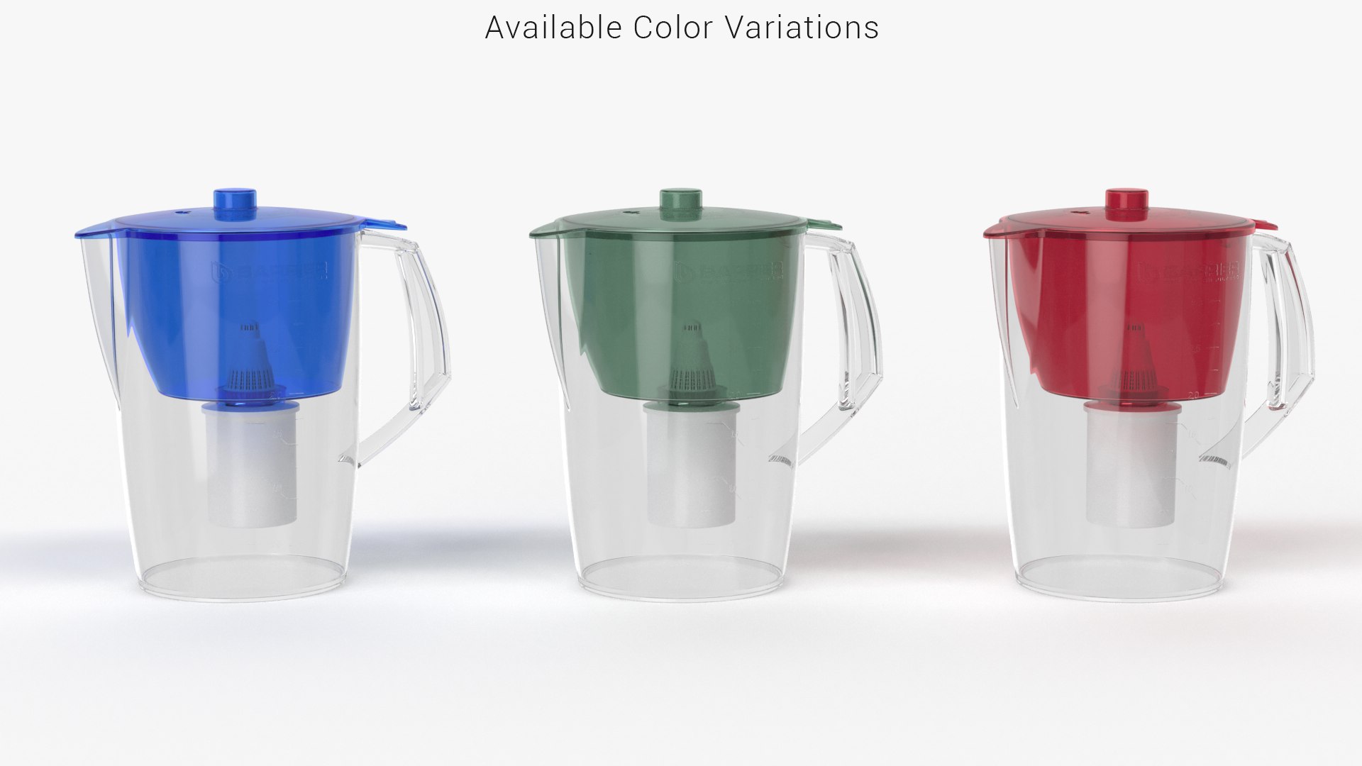 3D Water Filter Pitcher BWT Barrier Norma Model - TurboSquid 2031362