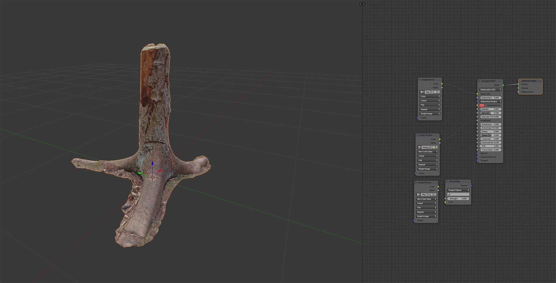 Dead tree scan model - TurboSquid 1421027