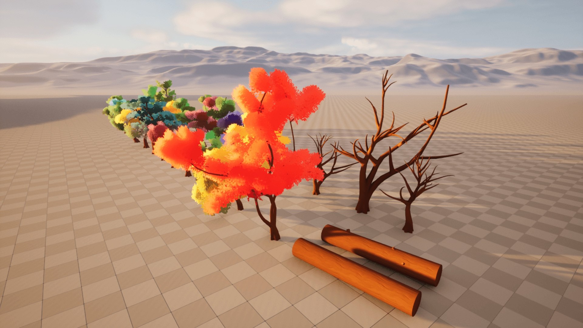 Stylized Fluffy Tree Pack 3D Model - TurboSquid 2322565