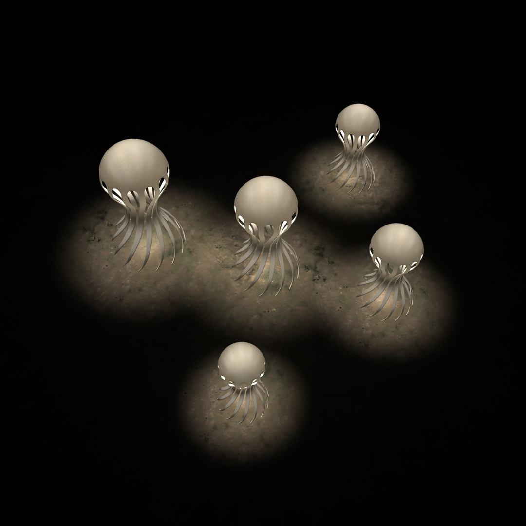 realistic cirrata lamp pose 3ds