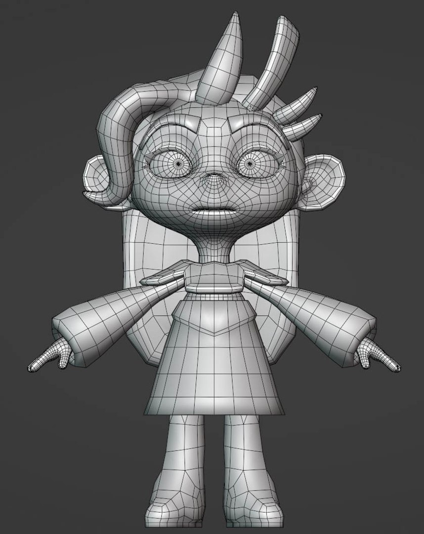 3D Kid Character Model - TurboSquid 1921221