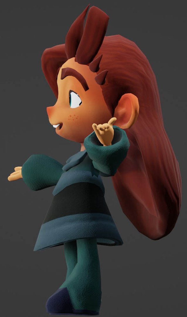 3D Kid Character Model - TurboSquid 1921221