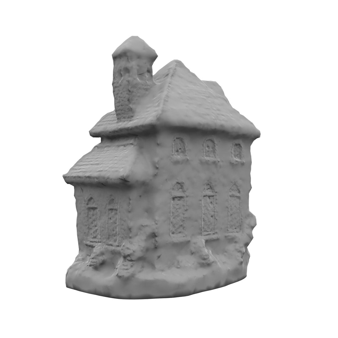 Scanned Clock House Decoration 3D model - TurboSquid 2098455