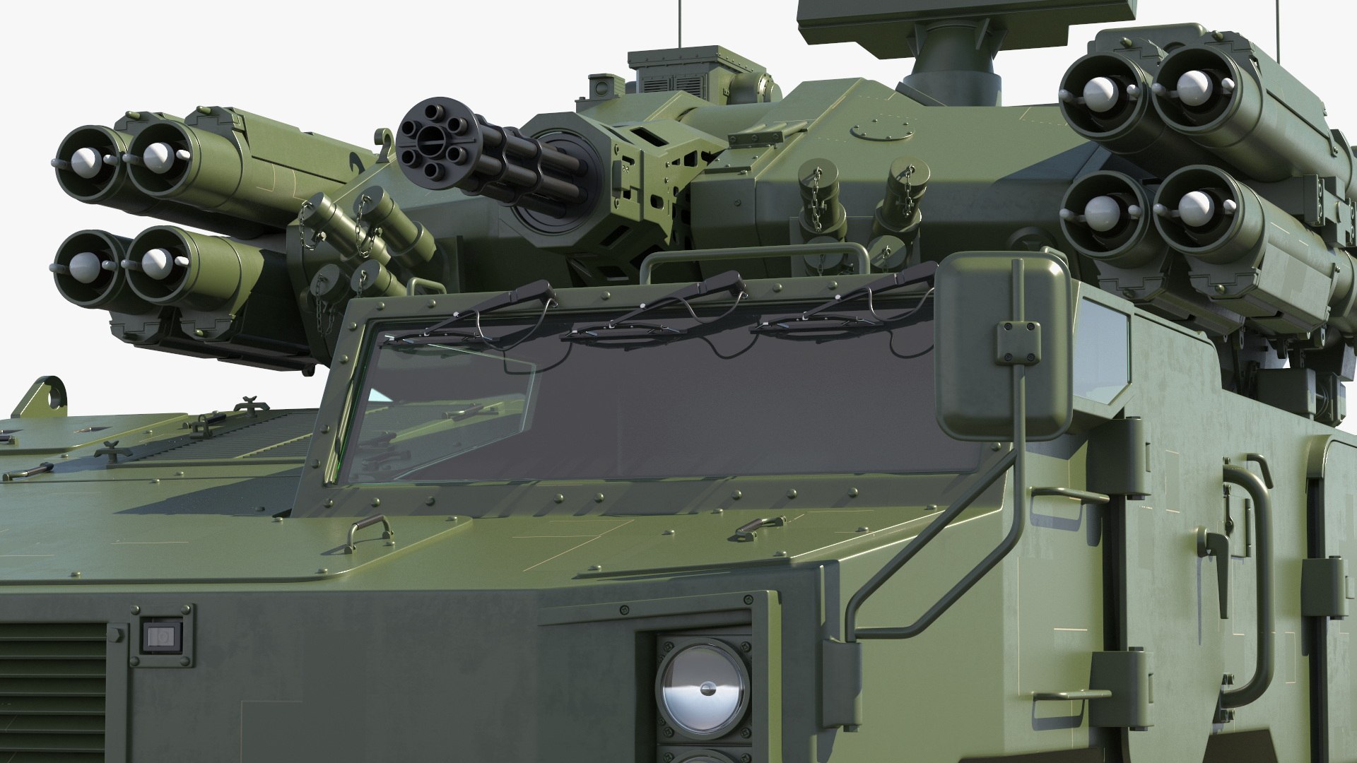 Type 625E Surface To Air Defense Green Rigged 3D Model - TurboSquid 2367802