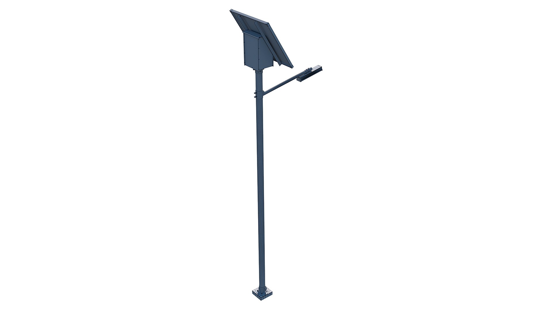 Solar Street Lamp 3D - TurboSquid 1744934