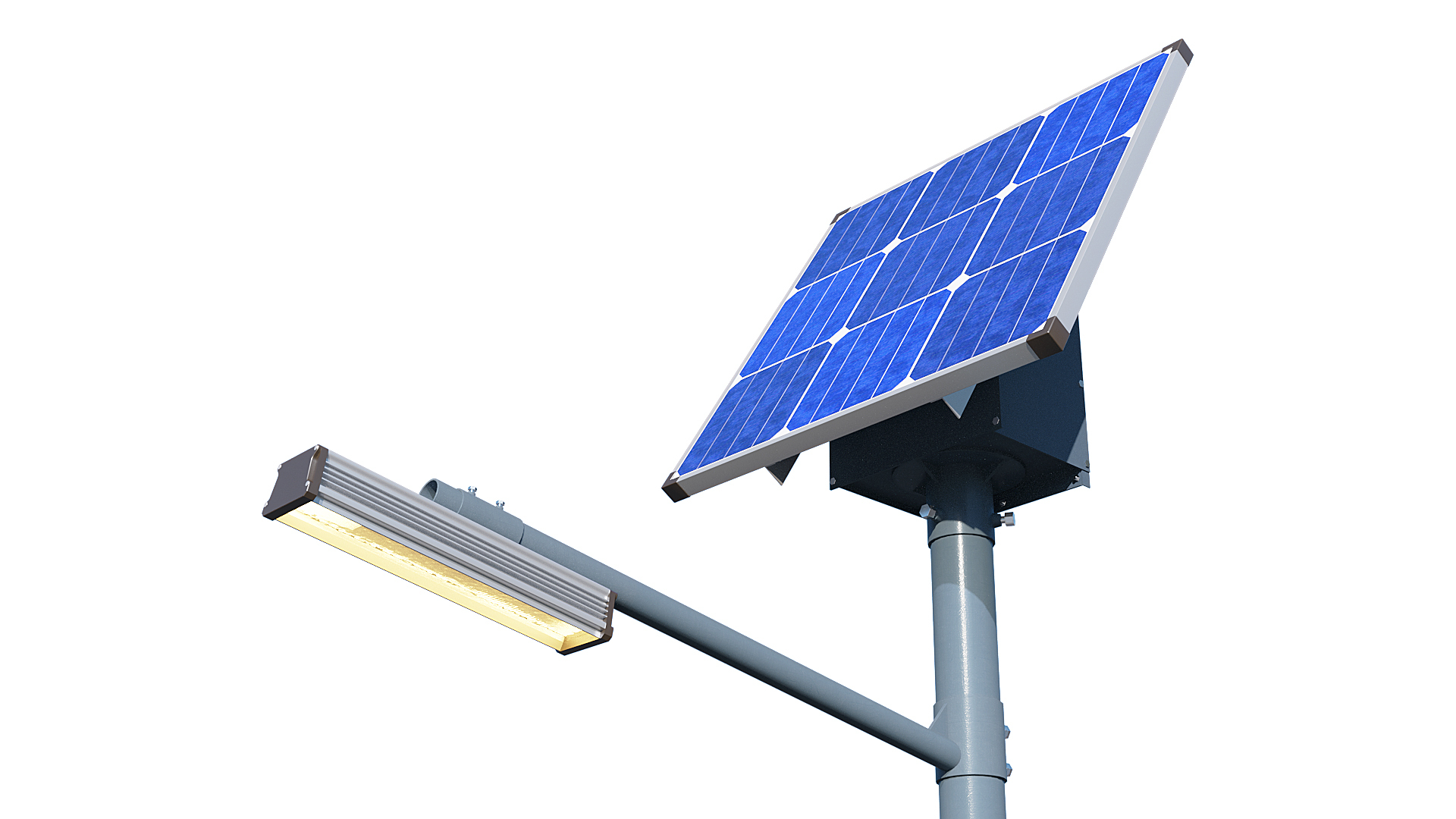 Solar Street Lamp 3D - TurboSquid 1744934