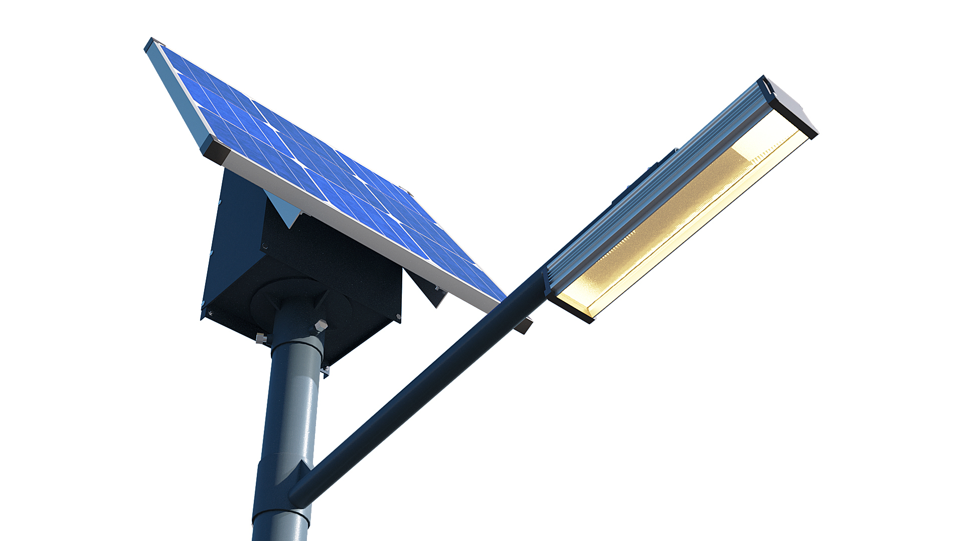 Solar Street Lamp 3D - TurboSquid 1744934