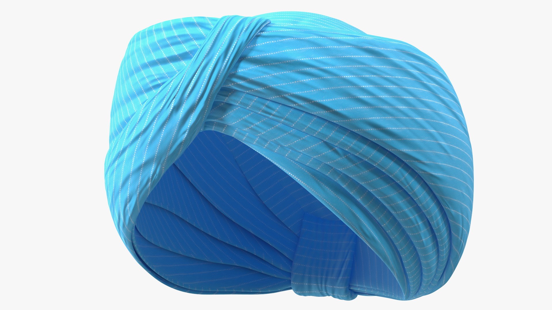 Turban Blue 3D model - TurboSquid 1903641