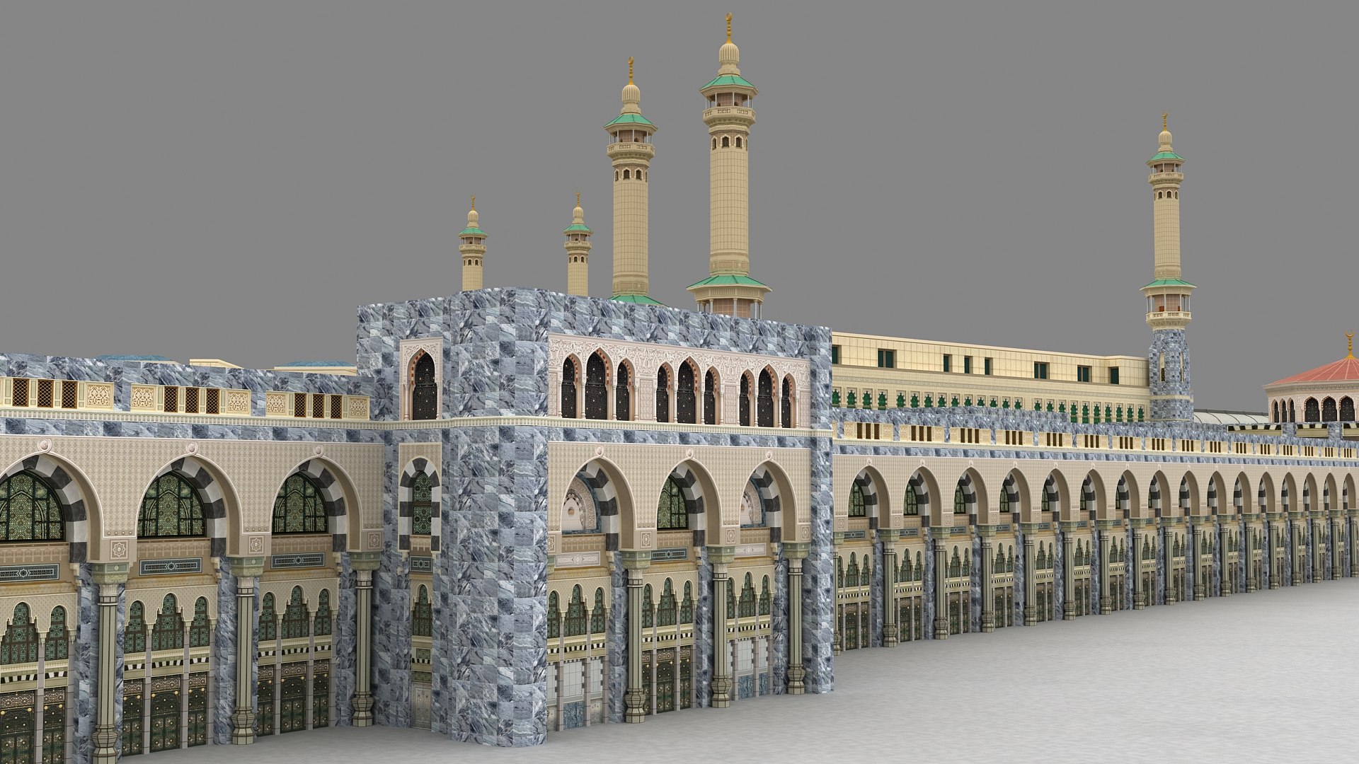 Masjid Al-Haram Makkah 3D Model - TurboSquid 2303241