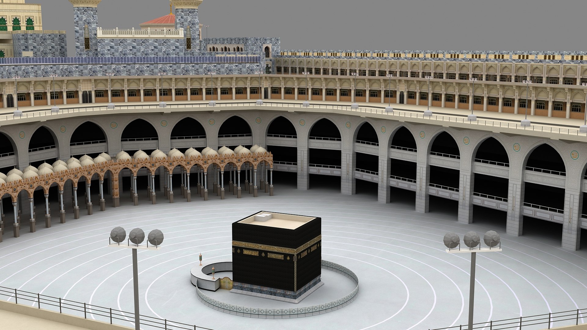 Masjid Al-Haram Makkah 3D Model - TurboSquid 2303241