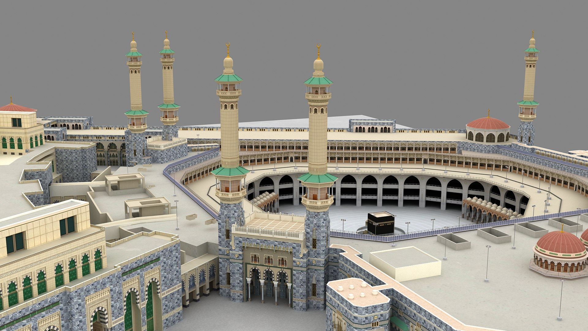 Masjid Al-Haram Makkah 3D Model - TurboSquid 2303241