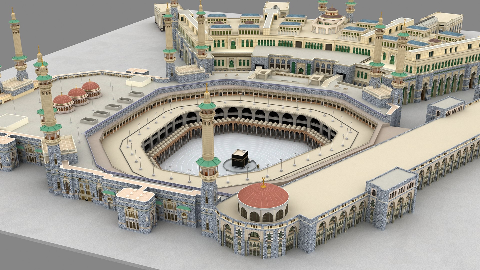 Masjid Al-Haram Makkah 3D Model - TurboSquid 2303241