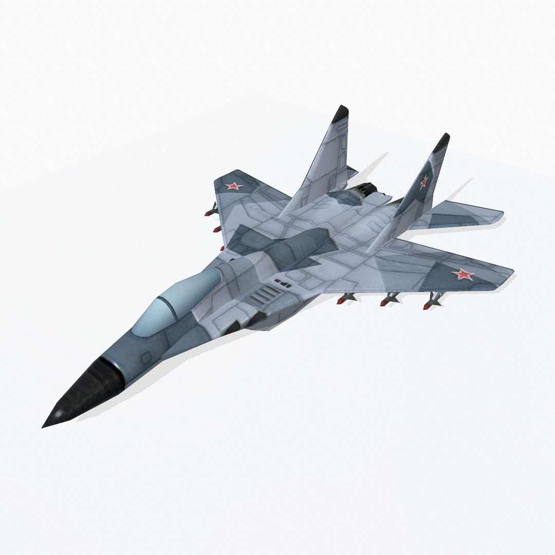 3d Mig-29 Jet Fighter Model