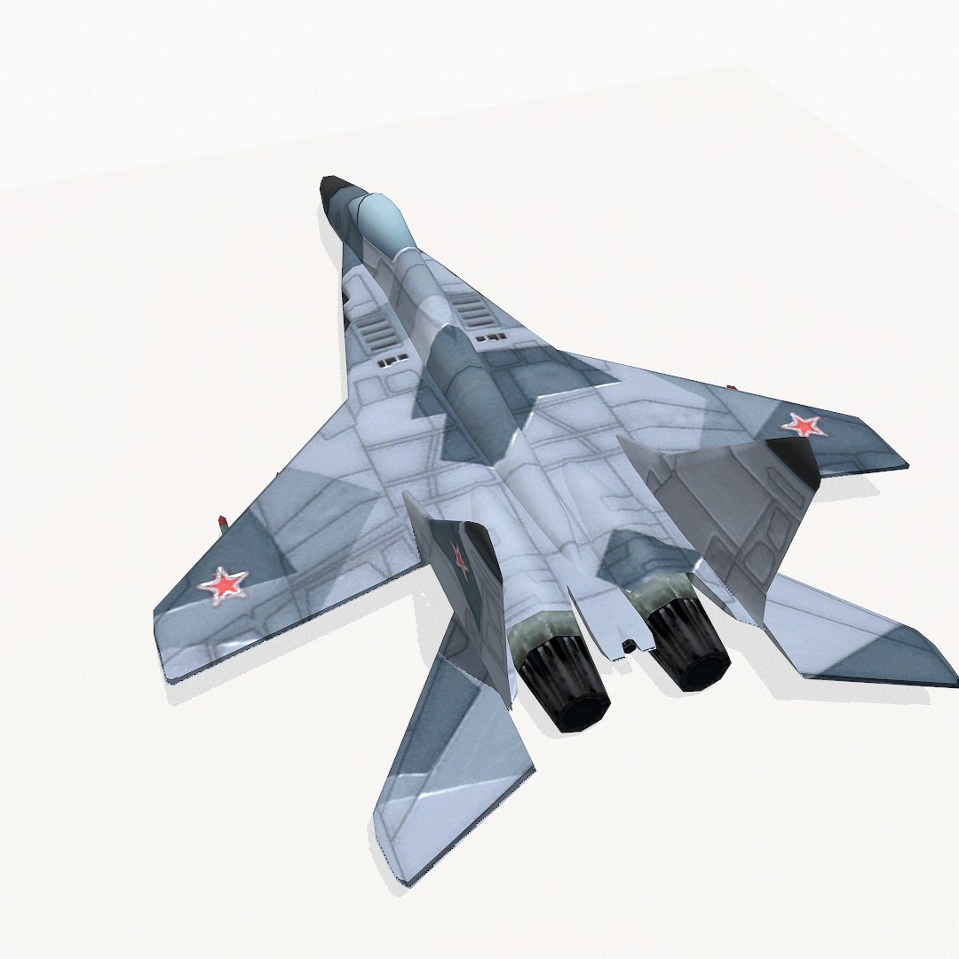 3d Mig-29 Jet Fighter Model