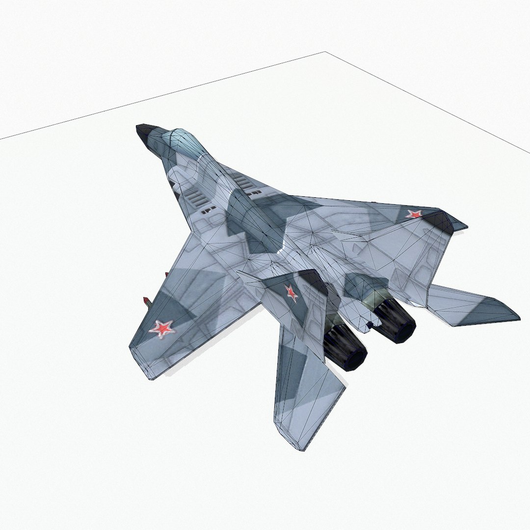 3d Mig-29 Jet Fighter Model