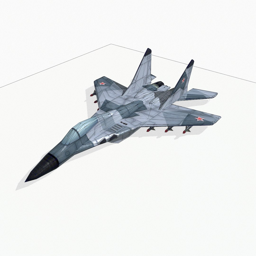3d Mig-29 Jet Fighter Model