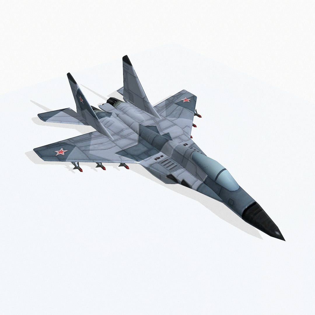 3d Mig-29 Jet Fighter Model
