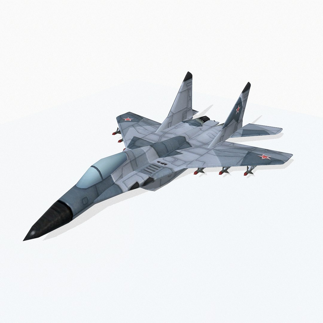 3d Mig-29 Jet Fighter Model