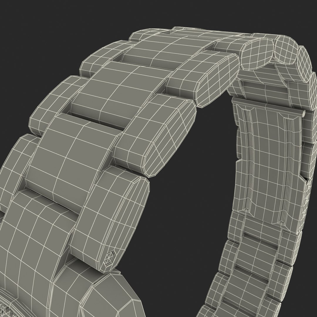 3d Diamond Watch Omega Seamaster Model