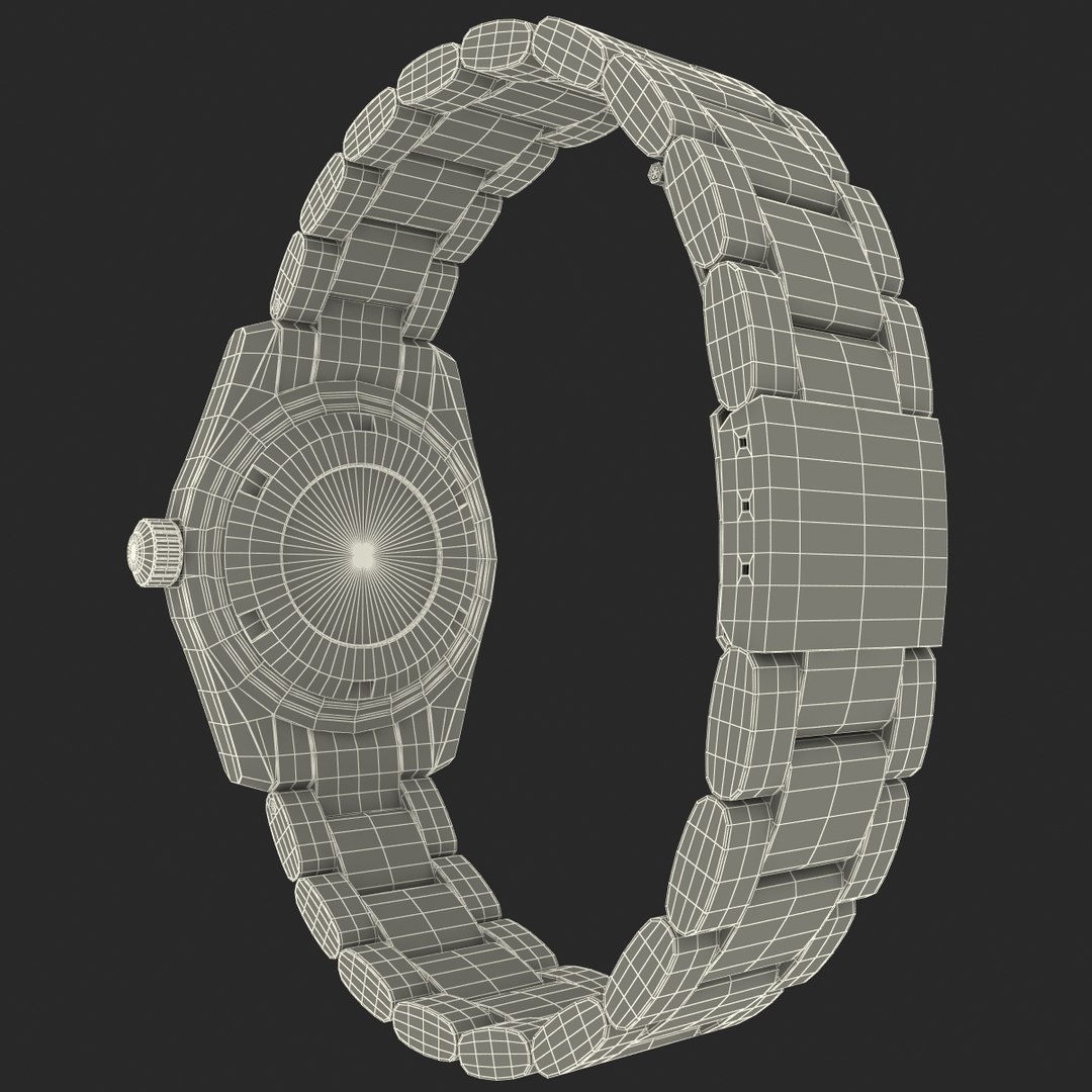 3d Diamond Watch Omega Seamaster Model