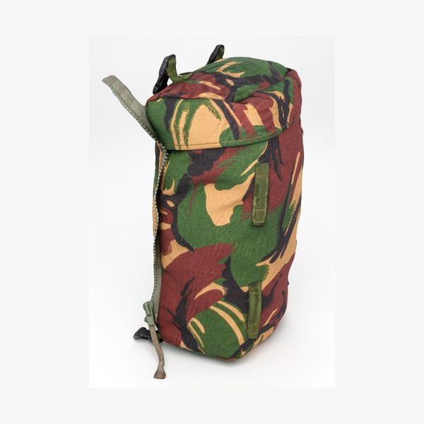 modelo 3d Tactical military field sack or backpack pouch for soldiers ...