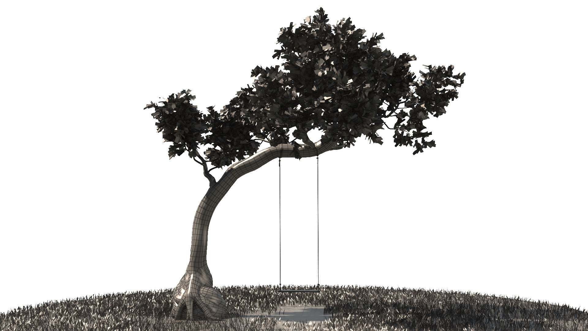3D Tree Swing - TurboSquid 1930855
