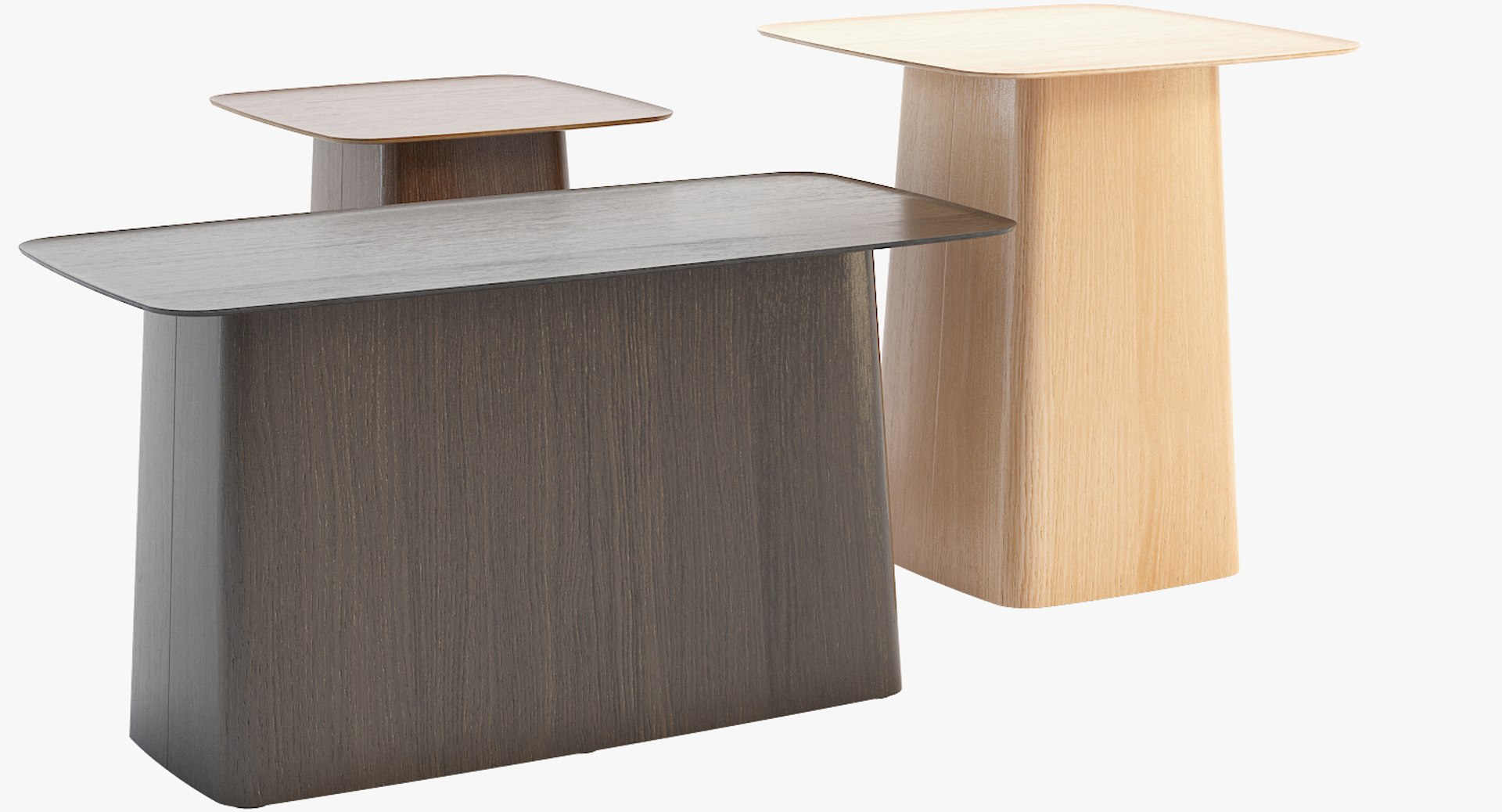 Wooden Vitra Table 3D Model - TurboSquid 1382425