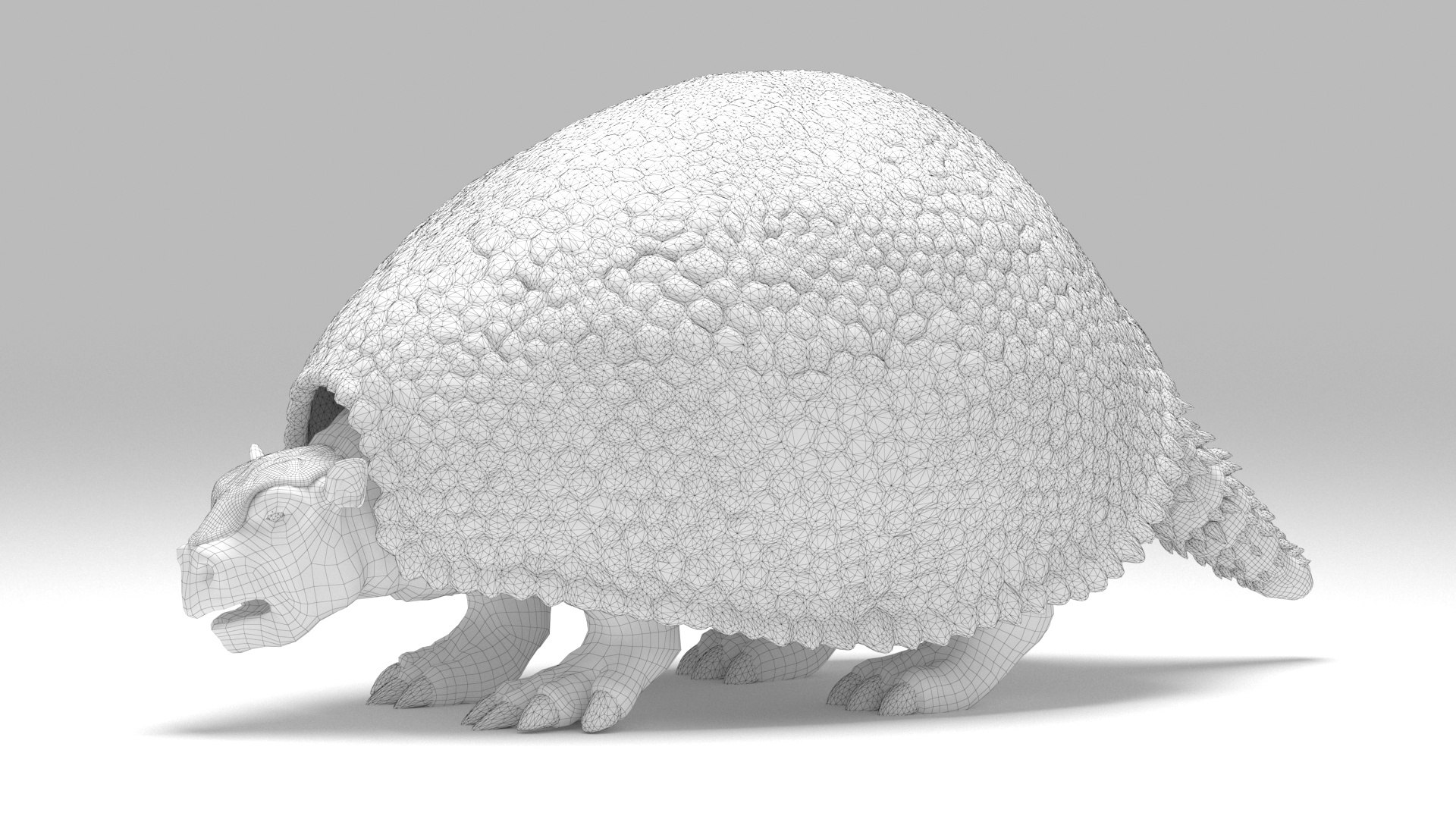 3D Glyptodon Extinct Ice Model - TurboSquid 1290761