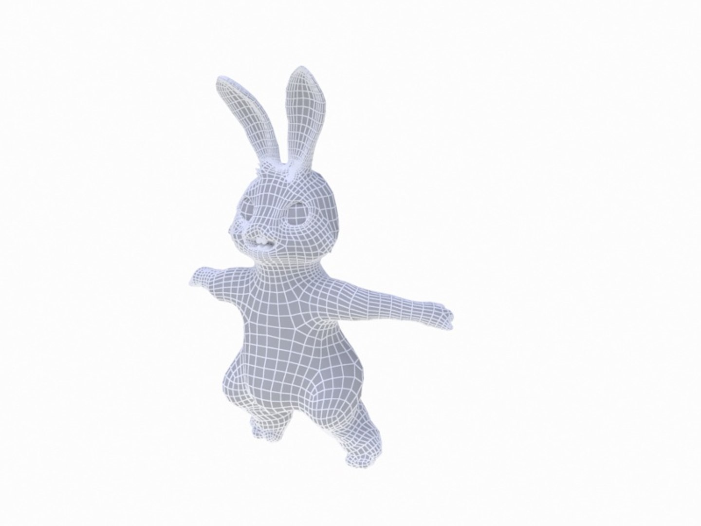 Cartoon Rabbit 3D Model - TurboSquid 1173695