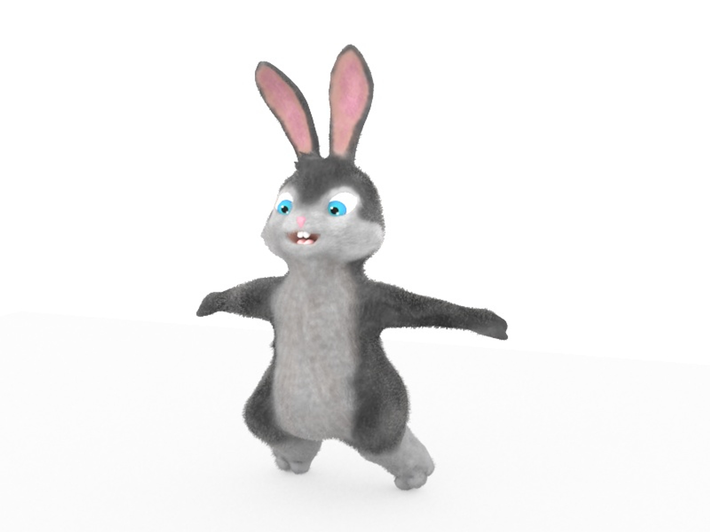 Cartoon Rabbit 3D Model - TurboSquid 1173695