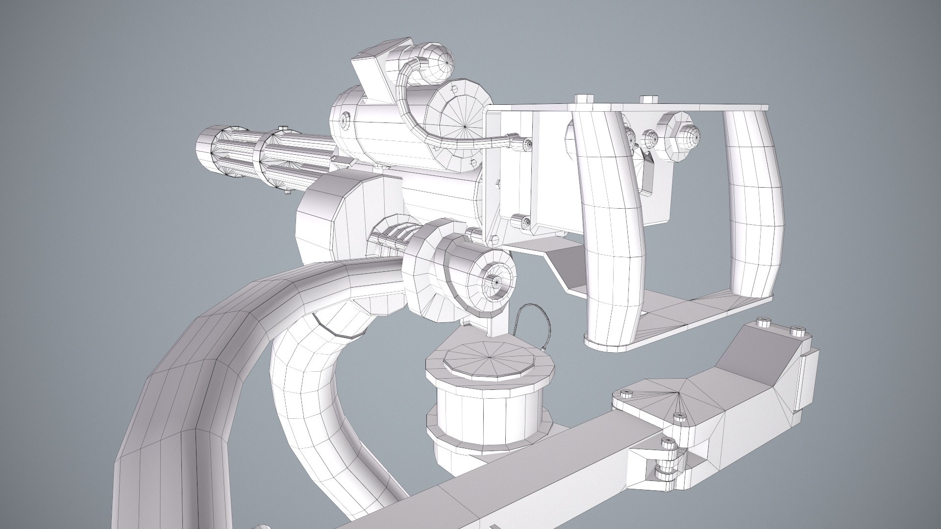 3D Machine Gun M134 model - TurboSquid 2144894