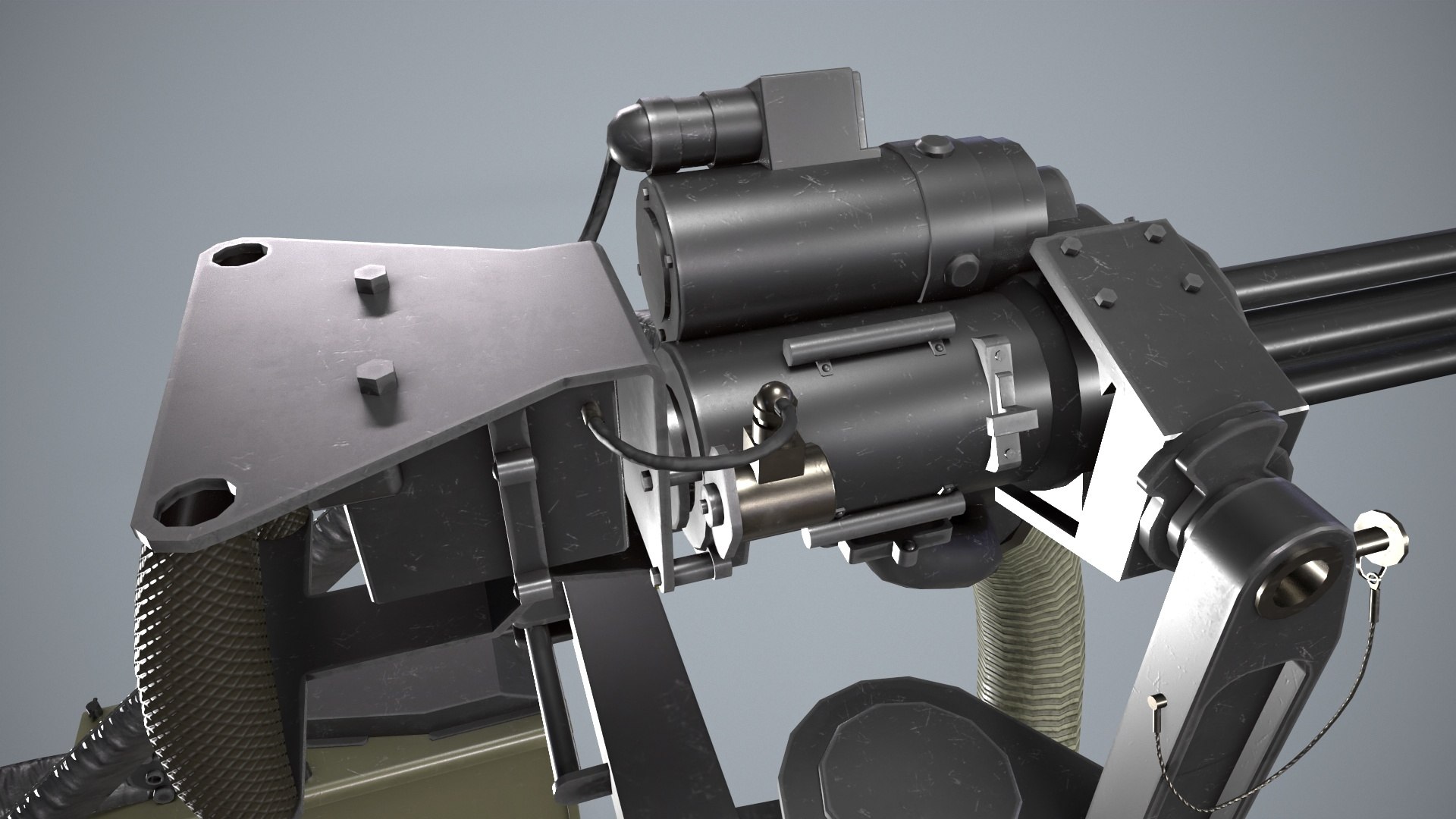 3D Machine Gun M134 Model - TurboSquid 2144894