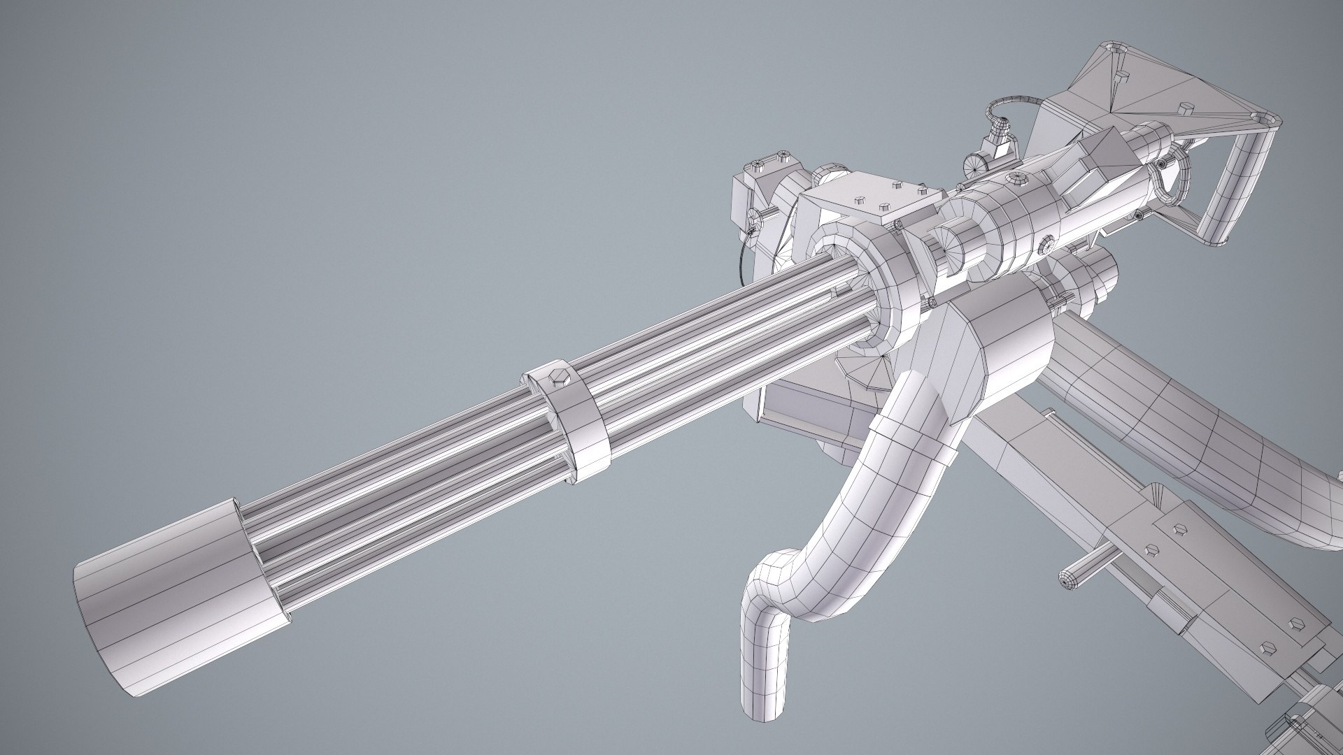 3D Machine Gun M134 Model - TurboSquid 2144894