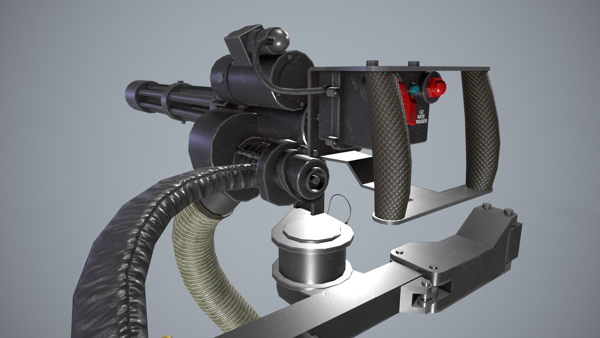 3D Machine Gun M134 Model - TurboSquid 2144894