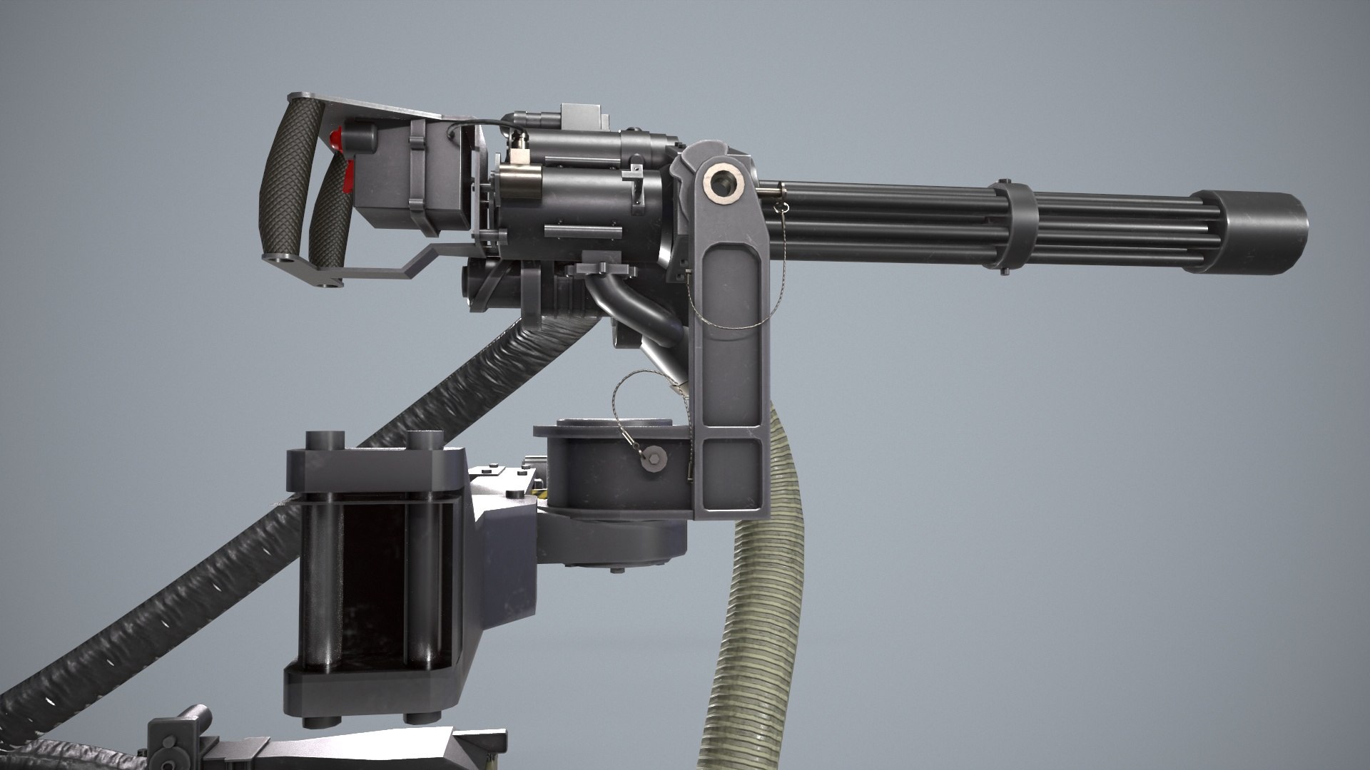 3D Machine Gun M134 Model - TurboSquid 2144894