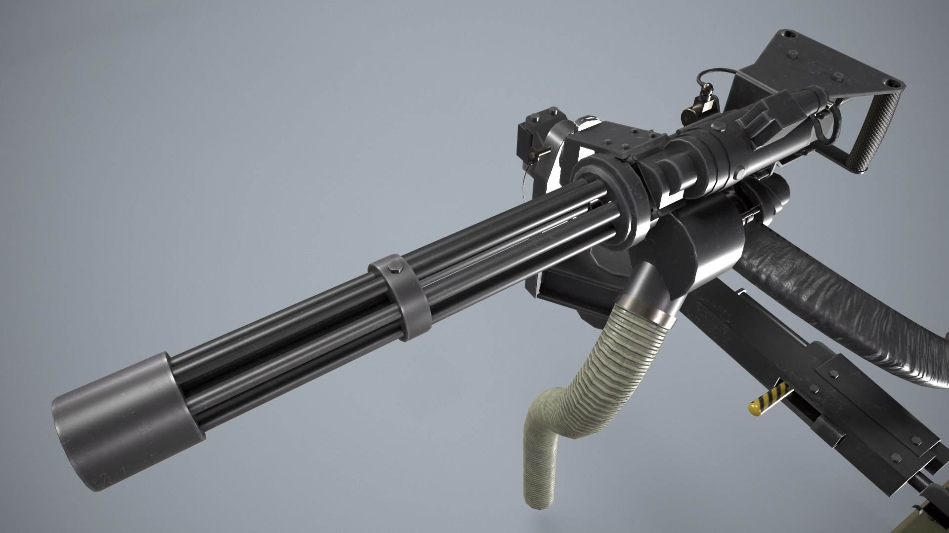 3D Machine Gun M134 Model - TurboSquid 2144894