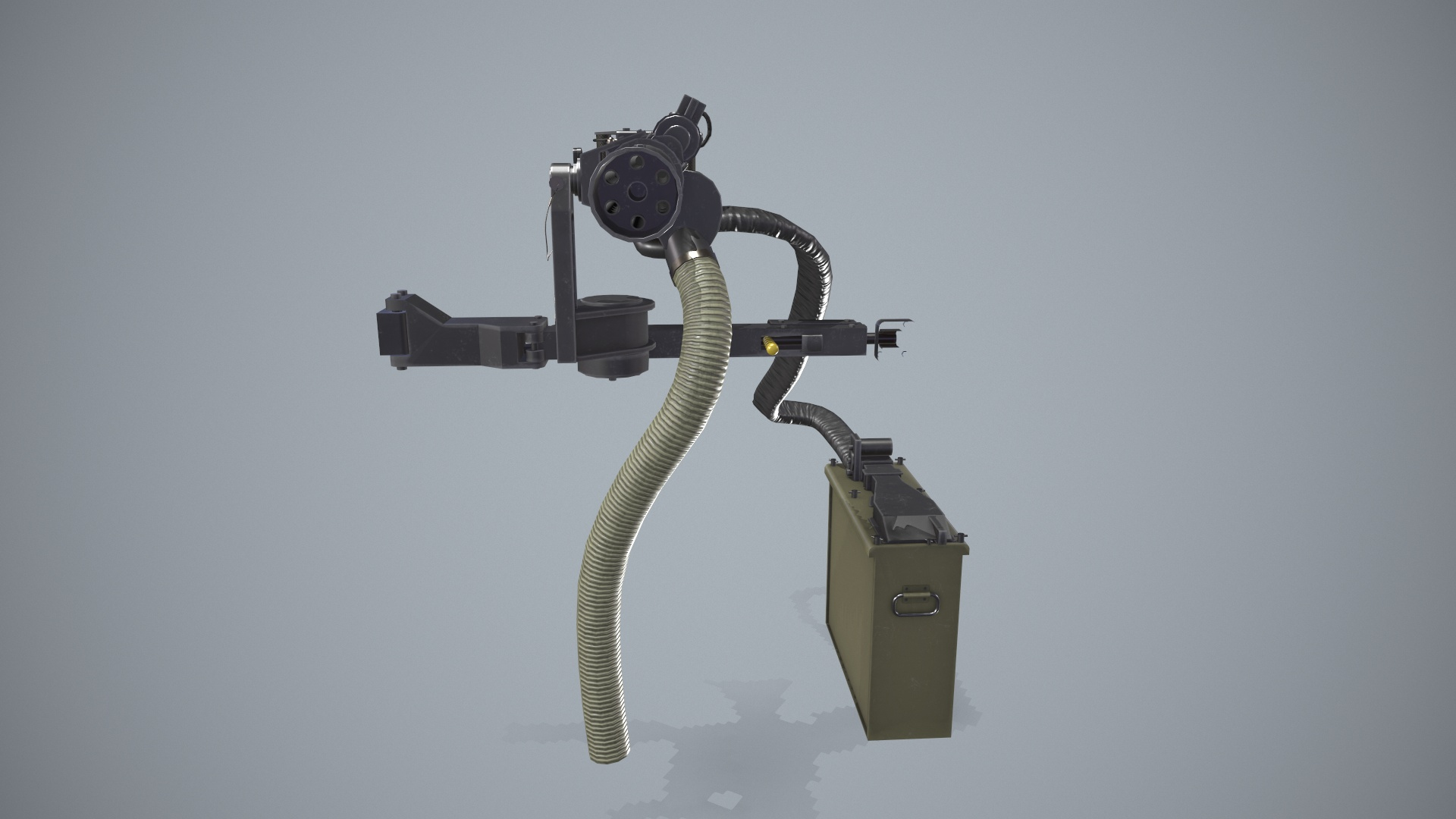 3D Machine Gun M134 Model - TurboSquid 2144894